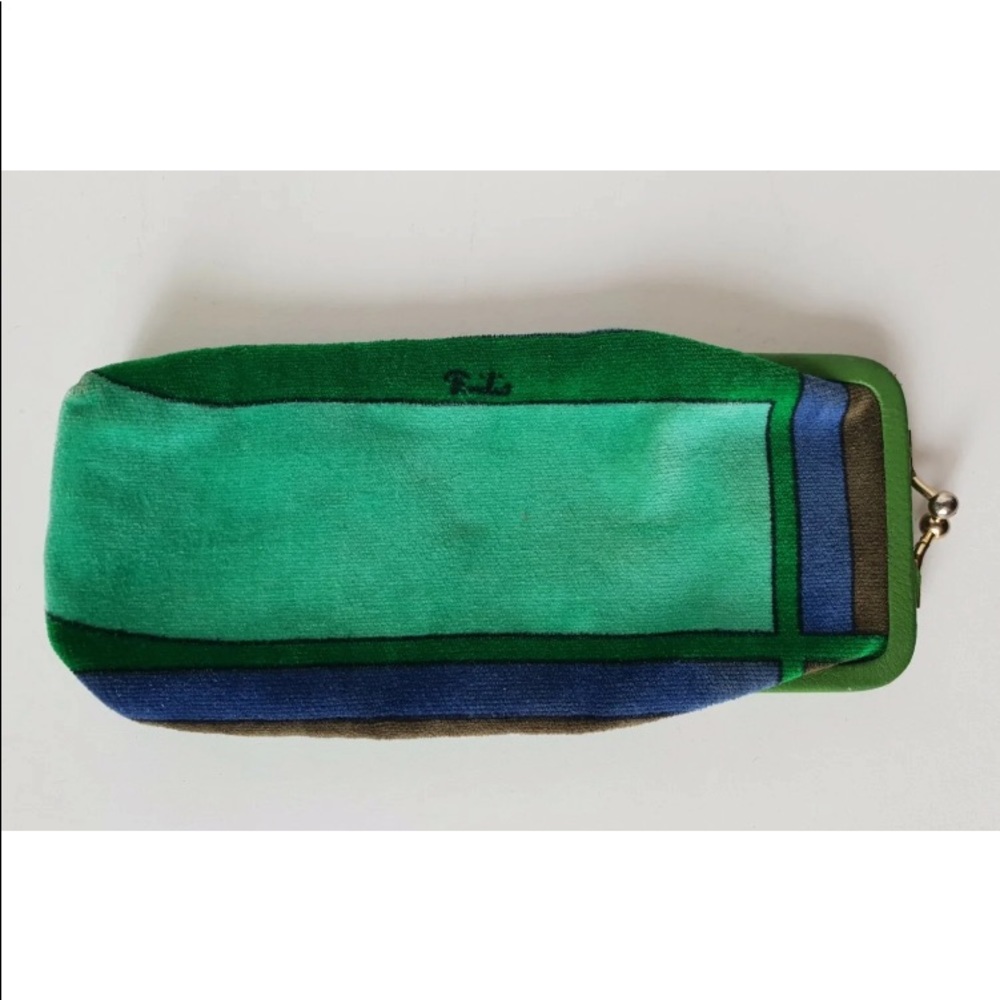 Very Rare! Glasses Case Velvet Vintage Emilio Pucci T… - Gem